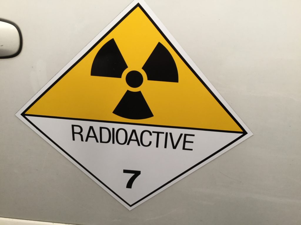 RADIATION WARNING SIGNS - NDT